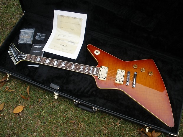 Hamer Standard Custom USA 2007 Sunburst Flame Top | Reverb
