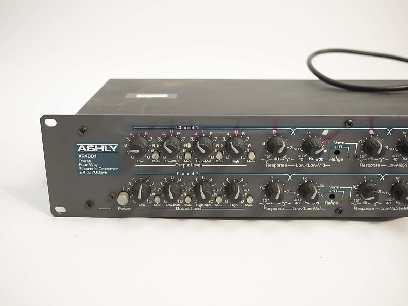 Ashly xr4001 - Stereo 4 way electronic crossover 2000s | Reverb