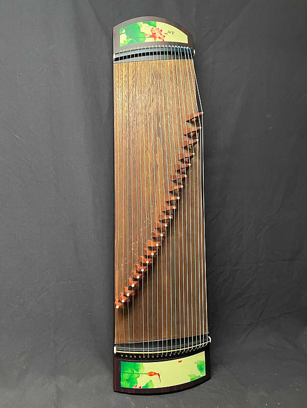 Chinese Travel Guzheng 21-String Zither (used) | Reverb