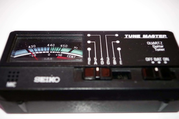Seiko Tune Master Quartz Tuner - Vintage 1985 Black | Reverb