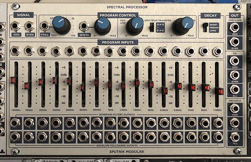 Sputnik Modular Spectral Processor 16 Band Eurorack Filter | Reverb