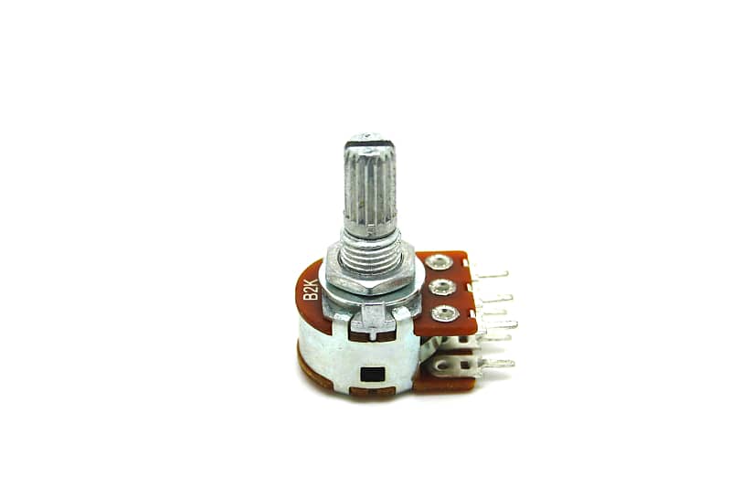 MINI DUAL POTENTIOMETER ALPHA B2K 2K 16mm LINEAR PC MOUNT | Reverb
