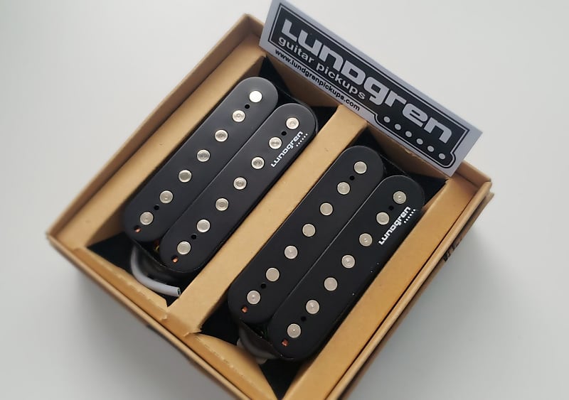 Lundgren Pickups Meshuggah signature M7 bridge Black Heaven 7 | Reverb