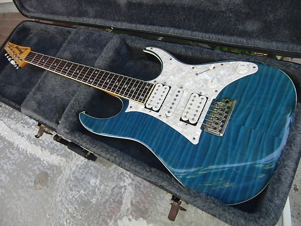 1993 Ibanez RT650 Transparent Blue | Reverb