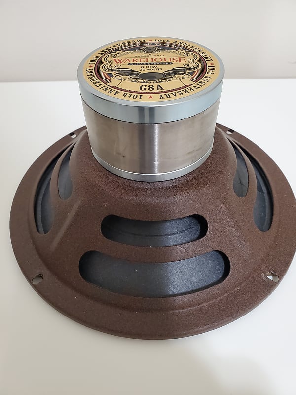 Warehouse G8A Alnico 8-Inch Speaker (Mint) 8 Ohms 20 Watts | Reverb