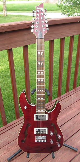 Schecter C/SH-12 Diamond Series 12 String Semi Hollow | Reverb