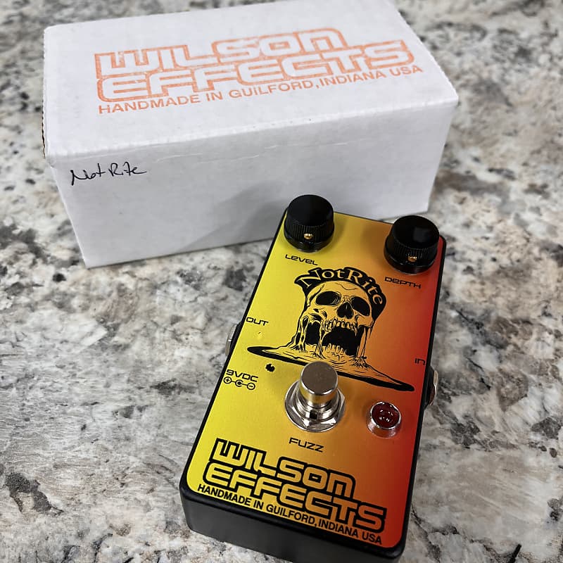 Wilson Effects NotRite Fuzz Pedal Not Rite - Serial Number 12 | Reverb