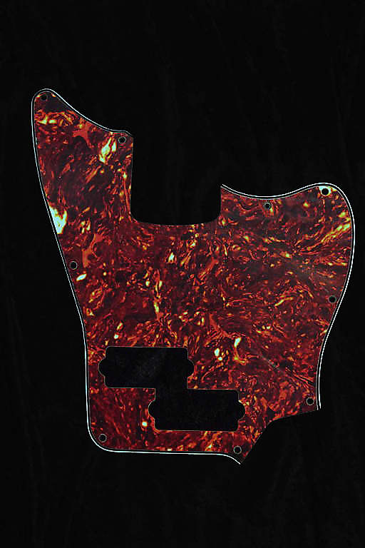 Fender Modern Player Jaguar Bass Pickguard. 4 Ply Dark | Reverb Canada