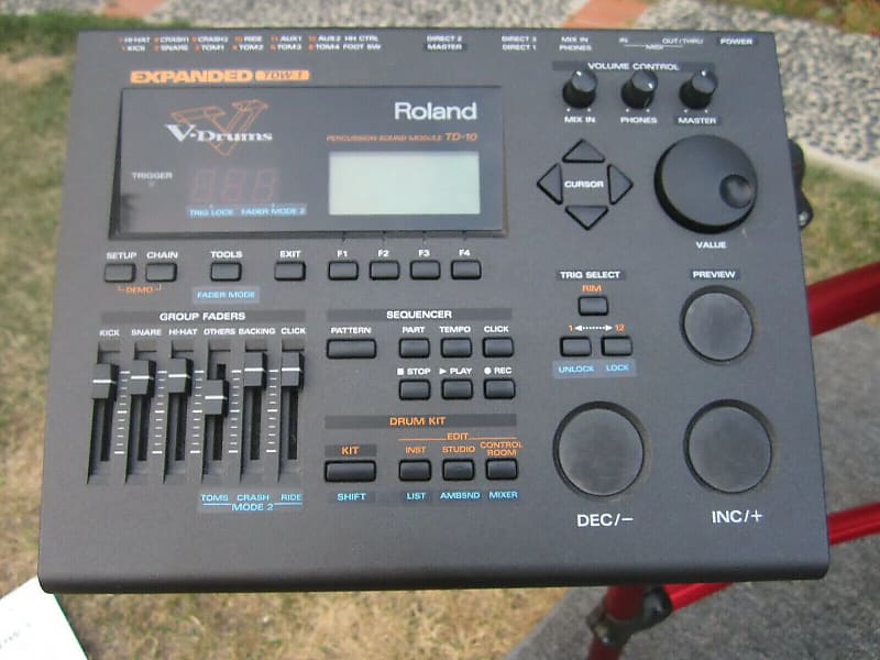 Roland Td-10 EXPANDED VDrum Module Brain td10 w/ V Cymbal | Reverb