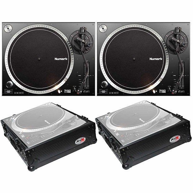 Numark NTX1000 Direct Drive Professional DJ Turntables Pair + | Reverb