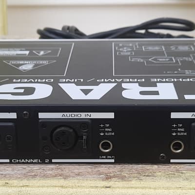 Behringer Hi Def Ultra Gain Mic 2000 Preamp/Line Driver Rack | Reverb