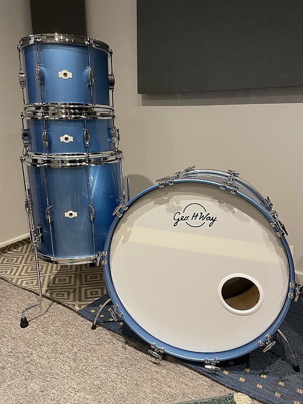 George Way/Dunnett Tuxedo Lug Maple/Poplar/Maple shell 2018 | Reverb