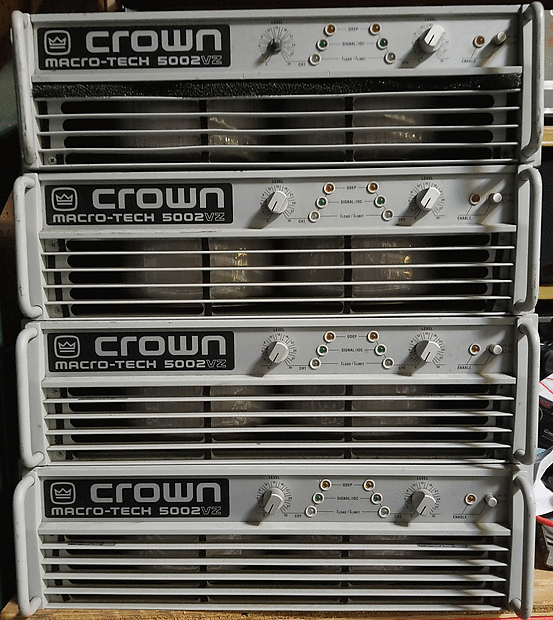 CROWN MACRO TECH MA 5002VZ POWER AMP | Reverb