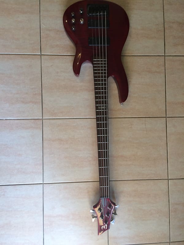 ESP LTD B-255 Maple Red 5-String Bass | Reverb
