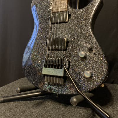 Kiesel Zeus Custom Built Rainbow Sparkle Headless Electric | Reverb