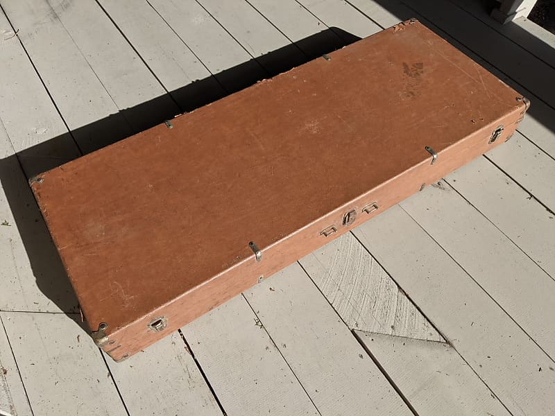 Vintage Rare Mosrite Early Guitar Case 1950-1960 Brown | Reverb