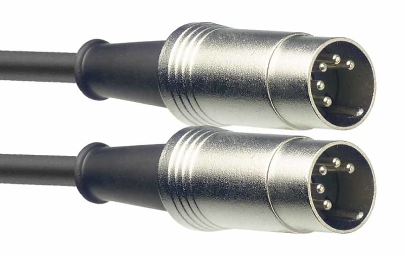 Stagg SMD3 5 Pin Midi Cable All Metal Ends 10 ft. | Reverb