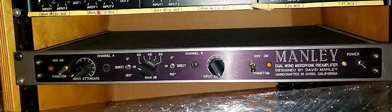 Manley Labs Dual Mono Microphone Preamp | Reverb