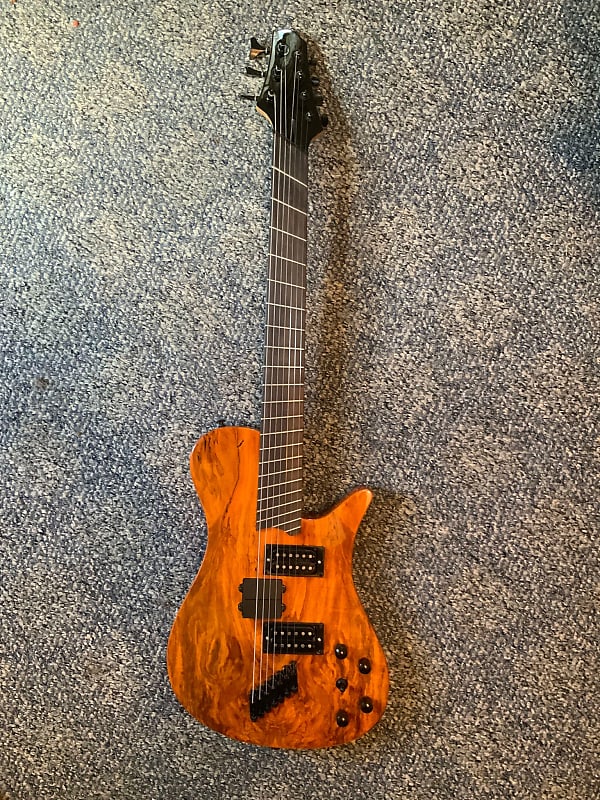 7 String Fanned Fret Dual Output Guitar 'Charlie Hunter' | Reverb