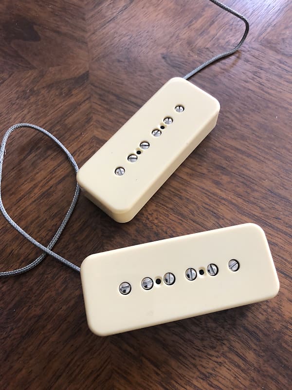 Seymour Duncan P90 pickup set - Cream | Reverb