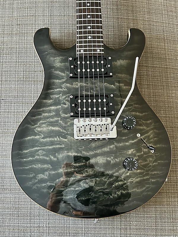 Legator Helio DC-350 QM 2010s - Trans Black Burst over | Reverb