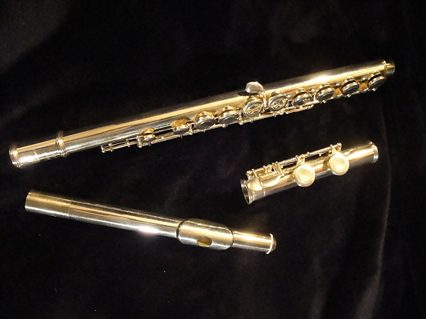 Alpine Dehan Sterling Silver Student C Flute, Repadded & | Reverb