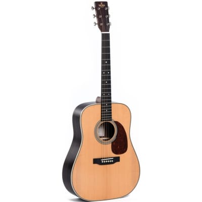 Sigma SDM-18 All Solid Dreadnought Acoustic, Sunburst | Reverb UK