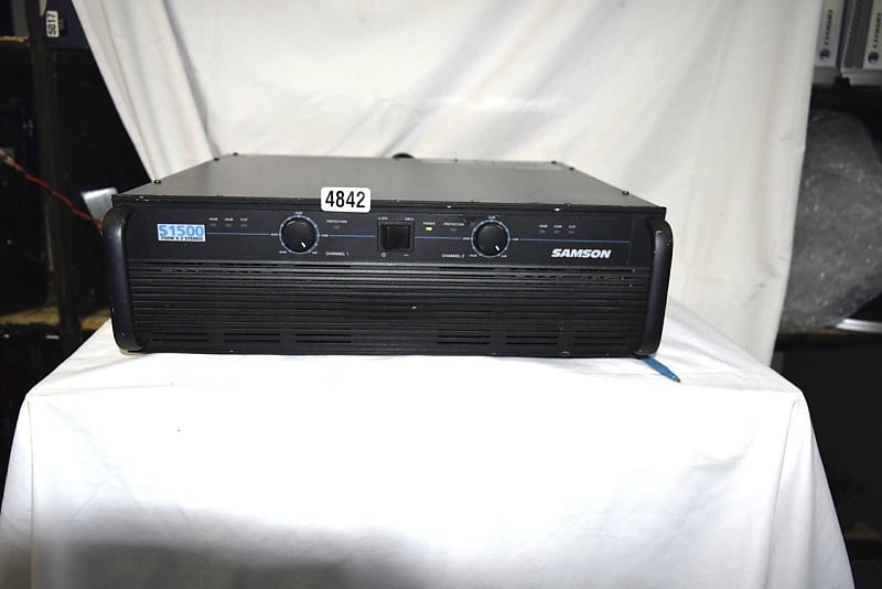 SAMSON S1500 POWER AMPLIFIER 750W X2 STEREO #4842 (ONE) | Reverb