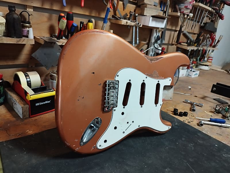 Atelier de Charly Strat 2020 - Copper Metallic Relic | Reverb