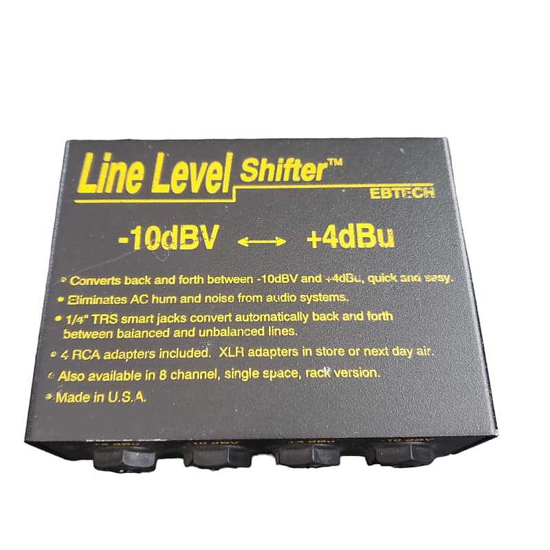 EBTECH Line Level Shifter 2000s - Black/Yellow | Reverb
