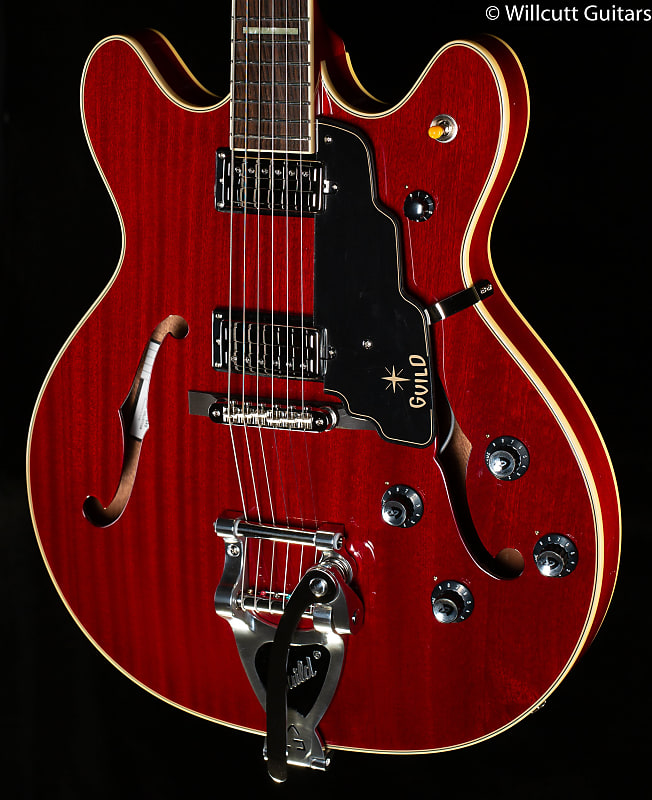 Guild Starfire V w/ Guild Vibrato Tailpiece CHR W (039) | Reverb