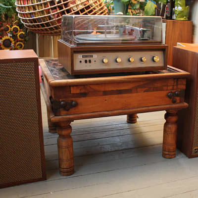 The Fisher 85 Turntable Record Player and Amplifier with | Reverb