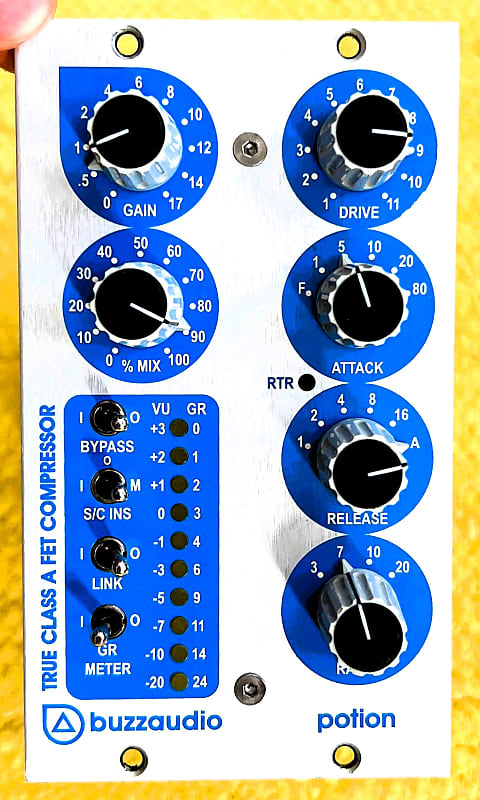 Buzz Audio Potion ‒ 500 series FET comp 2010s | Reverb Deutschland