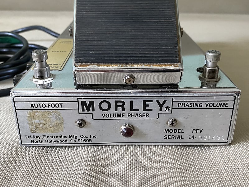 Vintage Morley (Tel-Ray ) Volume Phaser PFV guitar pedal | Reverb