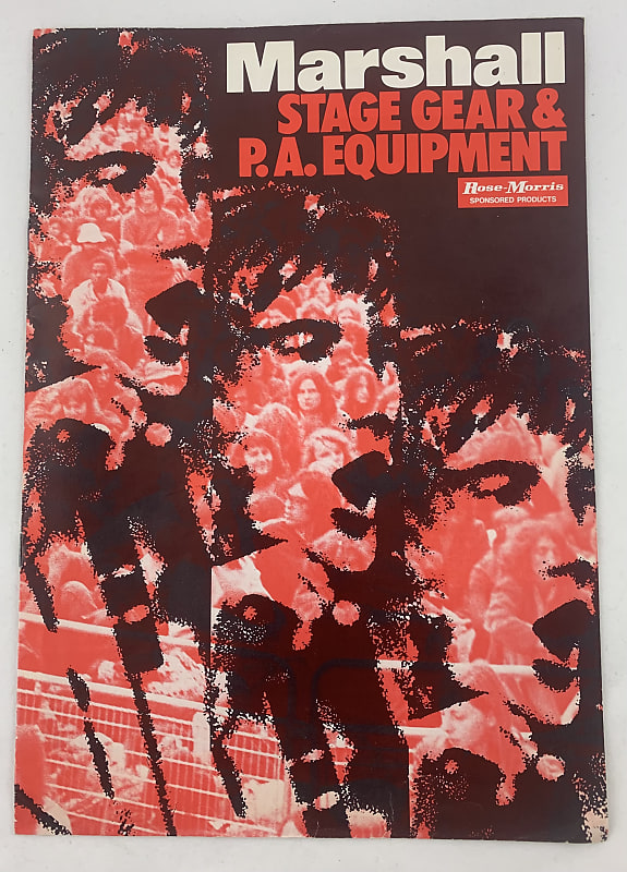 Marshall Catalog and Price List 1972 1973 3 Color | Reverb