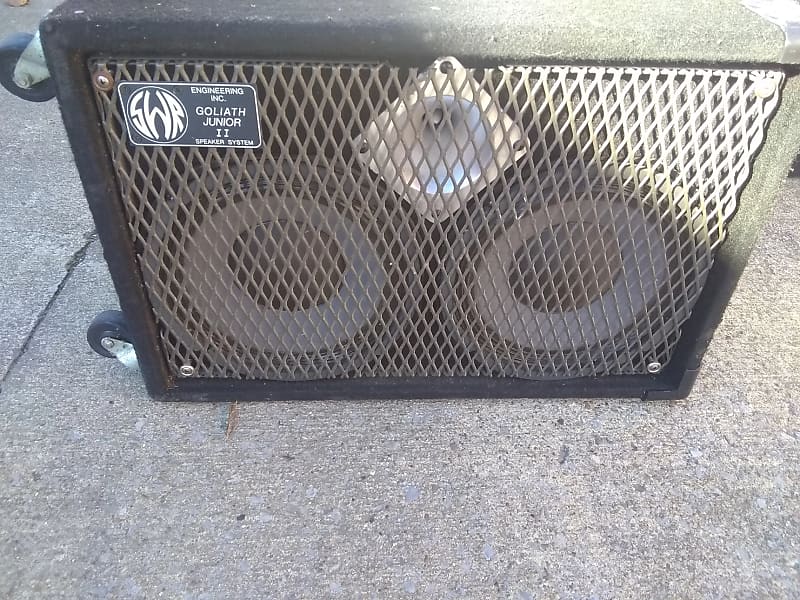 SWR Goliath Jr. ii 210 Cabinet VG Cond. w/Wheels Free Lower | Reverb