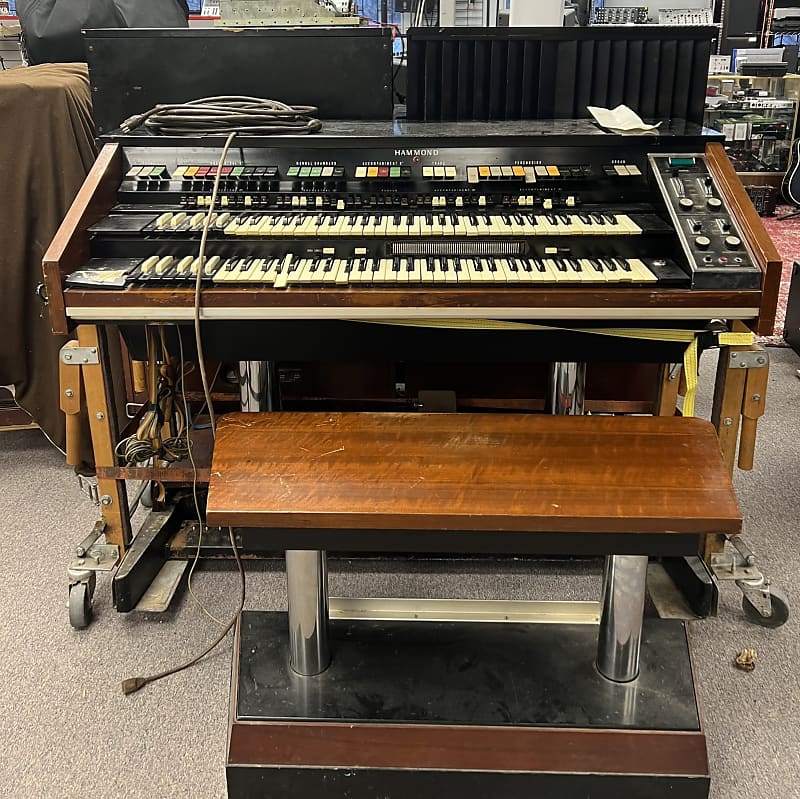 2 Hammond X-66's with Tone Cabinets, Benches and Pedals | Reverb