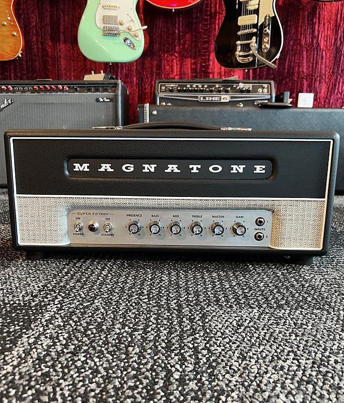 Magnatone Super Fifteen - 15 Watt Tube Guitar Amp Head, | Reverb