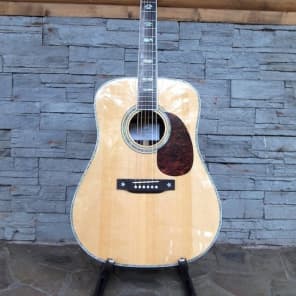 Peerless PD-75 Acoustic Guitar Dreadnought Natural All Solid | Reverb
