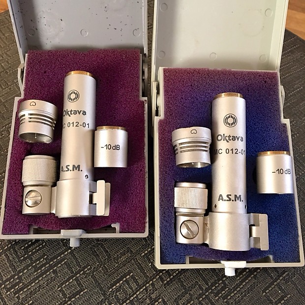 Oktava MC-012-01 ASM microphone matched pair mics original | Reverb