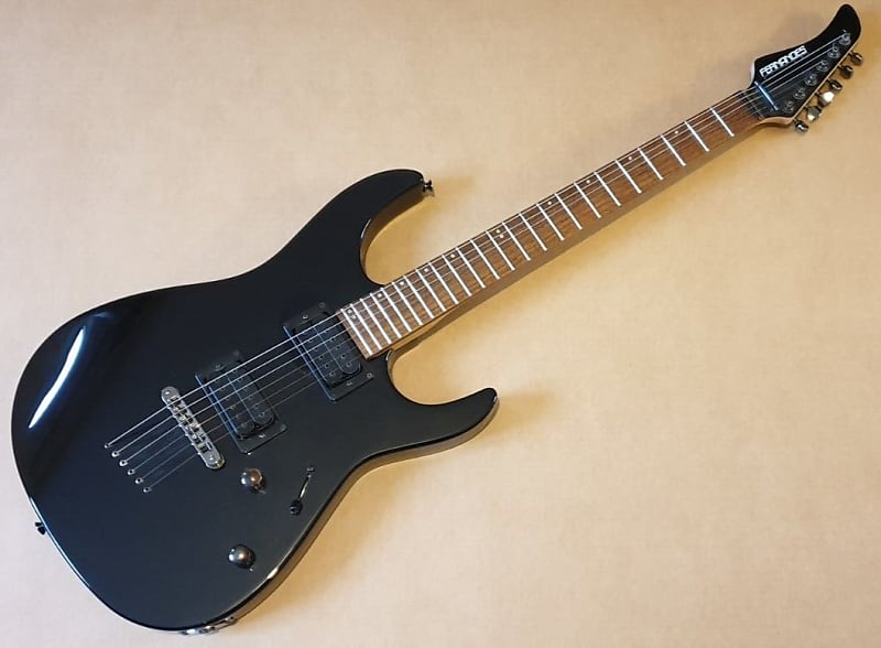 Fernandes Revolver Electric Guitar Black 24 Frets HH | Reverb UK