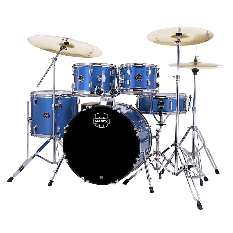 Mapex Comet Fusion Complete Set Indigo Blue - Drum Complete | Reverb