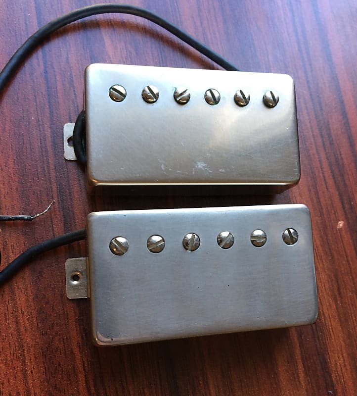 LSL Humbucker set 2016 - nickel PAF style • 6.8 neck • 7.8 | Reverb