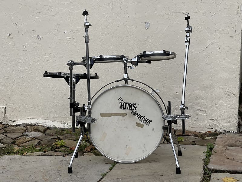 RIMS Headset Portable 4 Piece Drum Kit & Case | Reverb