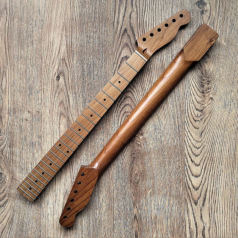 Roasted Maple Telecaster Neck. Satin Nitro Finish. Jumbo | Reverb