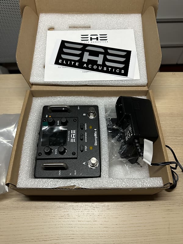 Elite Acoustics EAE StompMix 4 - Digital Pedalboard Mixer | Reverb