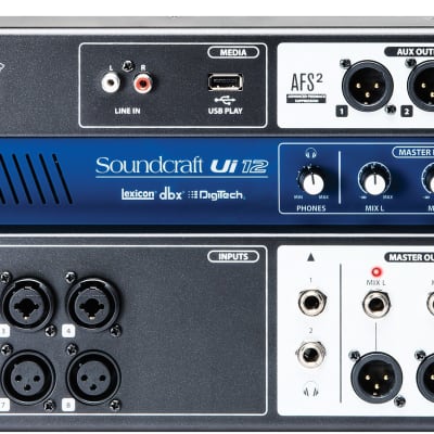 Soundcraft Ui12 12-Input Digital Mixer Bundle with AKG K240 | Reverb