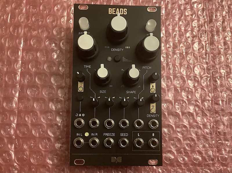 Mutable Instruments Beads Black and Gold Faceplate Brand NEW | Reverb