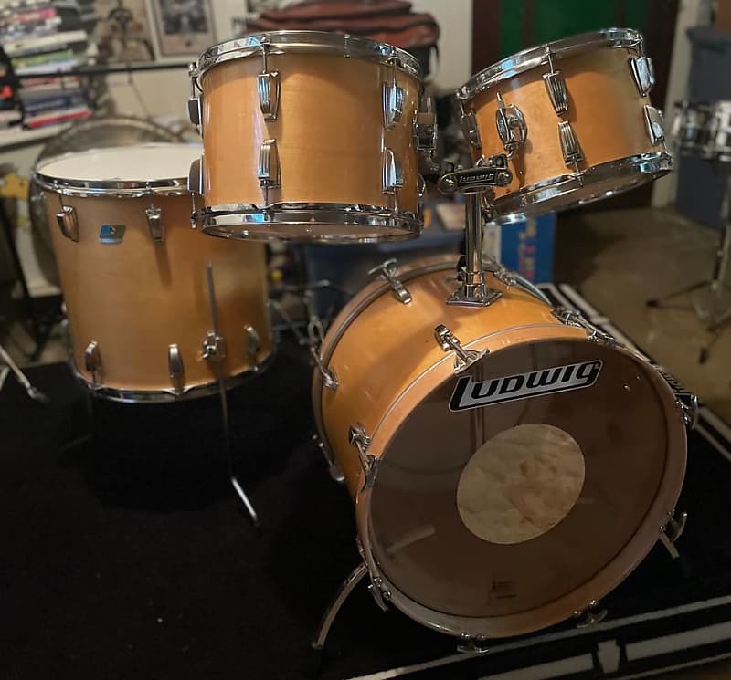 Ludwig 6 ply drums 1970’s 80’s - Theremogloss natural maple | Reverb