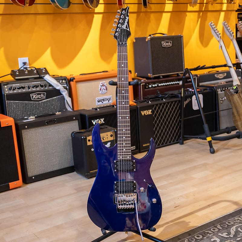 Ibanez - RG320 Blue w/ Duncan Solars Pickups & Lic Floyd Rose | Reverb